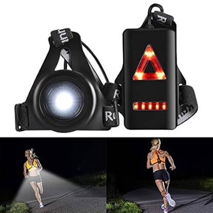 ALOVECO Outdoor Night LED Running Chest Lights and Back Warning Light ...