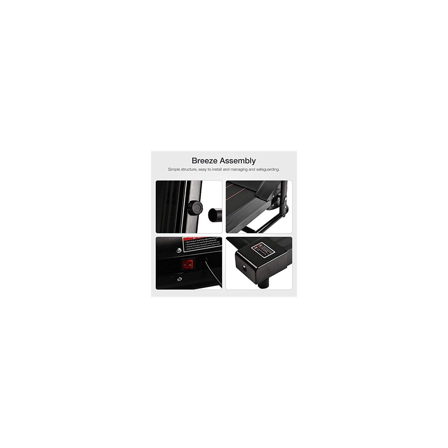 MURTISOL Electric Treadmill Folding Running Machine, Running Treadmill ...