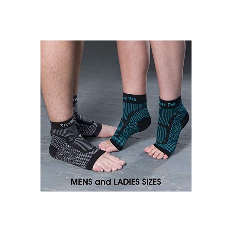 TechWare Pro Ankle Brace Compression Sleeve - Relieves Achilles ...