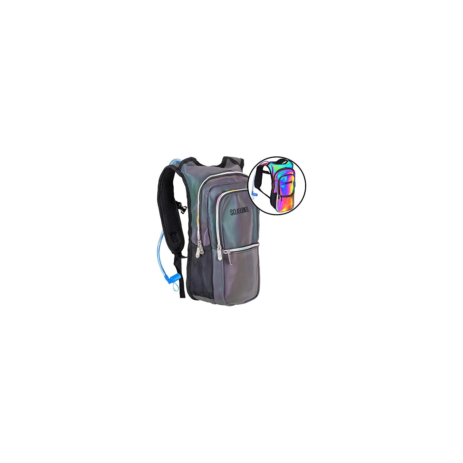 Sojourner Rave Hydration Pack Backpack - 2L Water Bladder Included for ...