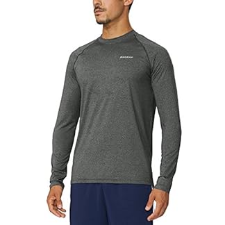 BALEAF Men's Long Sleeve Running Shirts Athletic Workout T-Shirts