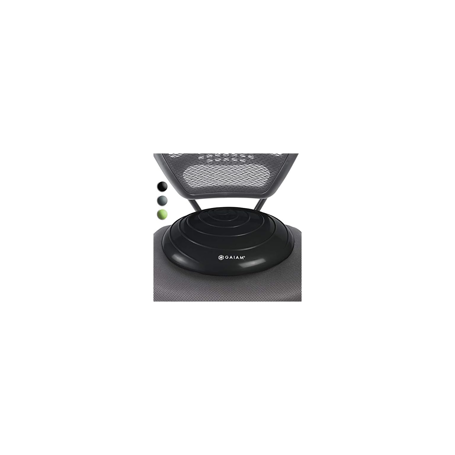 Gaiam Balance Disc Wobble Cushion Stability Core Trainer for Home or ...