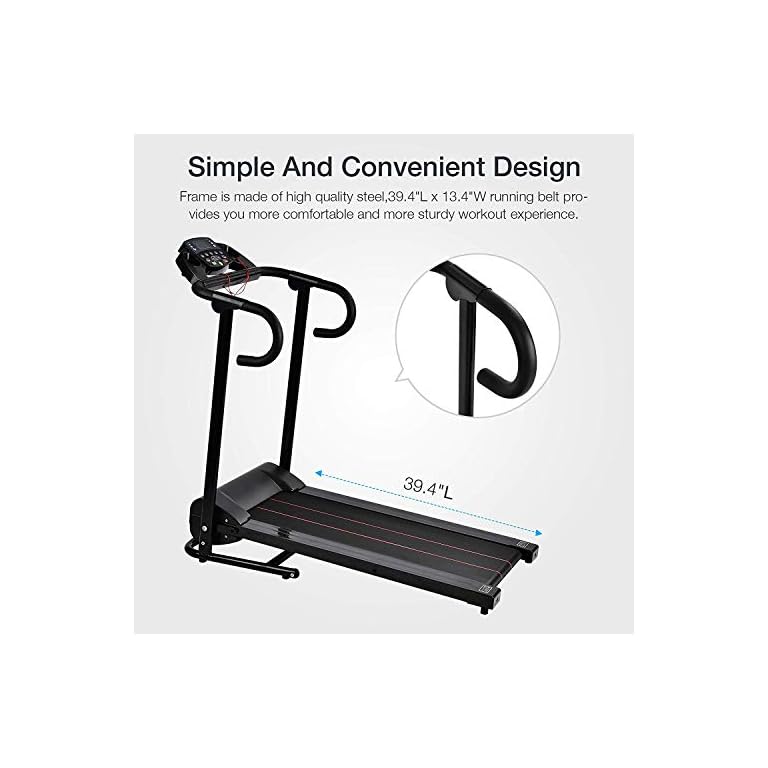 MURTISOL Electric Treadmill Folding Running Machine, Running Treadmill ...