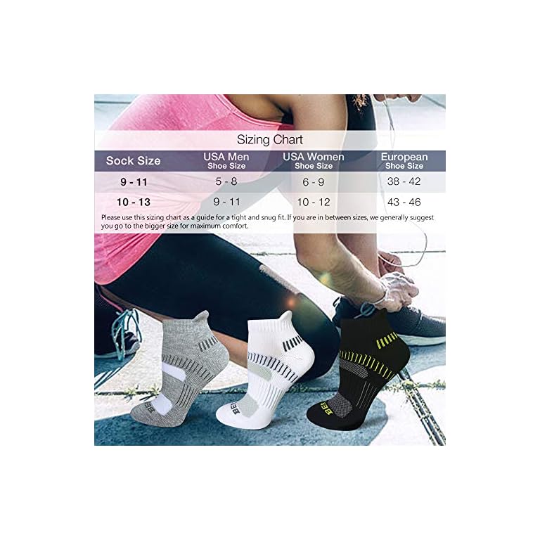 BERING Women’s Performance Athletic Ankle Running Socks – Moisture ...
