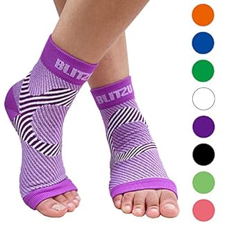 BLITZU Compression Socks for Plantar Fasciitis and Achilles Tendonitis ...