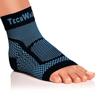 TechWare Pro Ankle Brace Compression Sleeve - Relieves Achilles ...
