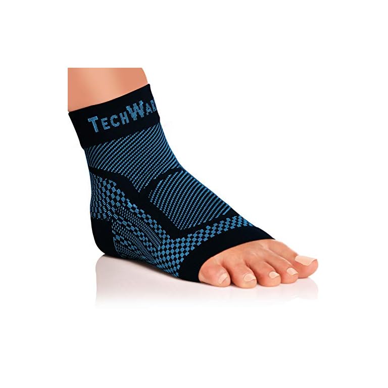 TechWare Pro Ankle Brace Compression Sleeve - Relieves Achilles ...