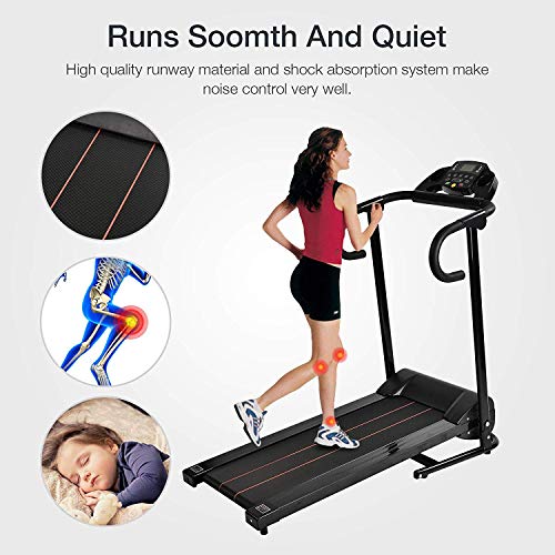 MURTISOL Electric Treadmill Folding Running Machine, Running Treadmill ...