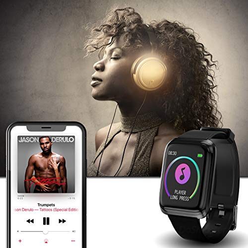 DoSmarter Fitness Tracker Waterproof for Woman Man, All-Day Activity ...