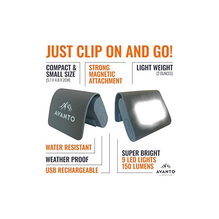 AVANTO Clip On Running Light Original Classic, Addon to Reflective ...