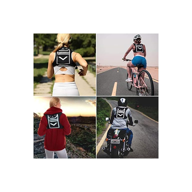 Running Mini Backpack Vest for Men & Women - Reflective w/360°Hi-Viz ...