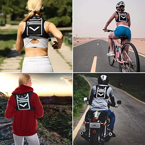 Running Mini Backpack Vest for Men & Women - Reflective w/360°Hi-Viz ...