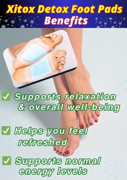 Xitox Deep Cleansing Foot Pads for Comfortable Overnight Foot Care ...